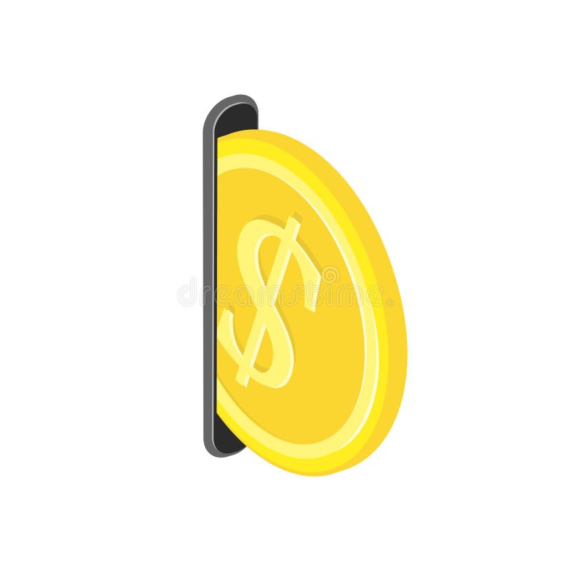 Insert Coin Slot Symbol Stock Illustrations – 461 Insert Coin Slot ...