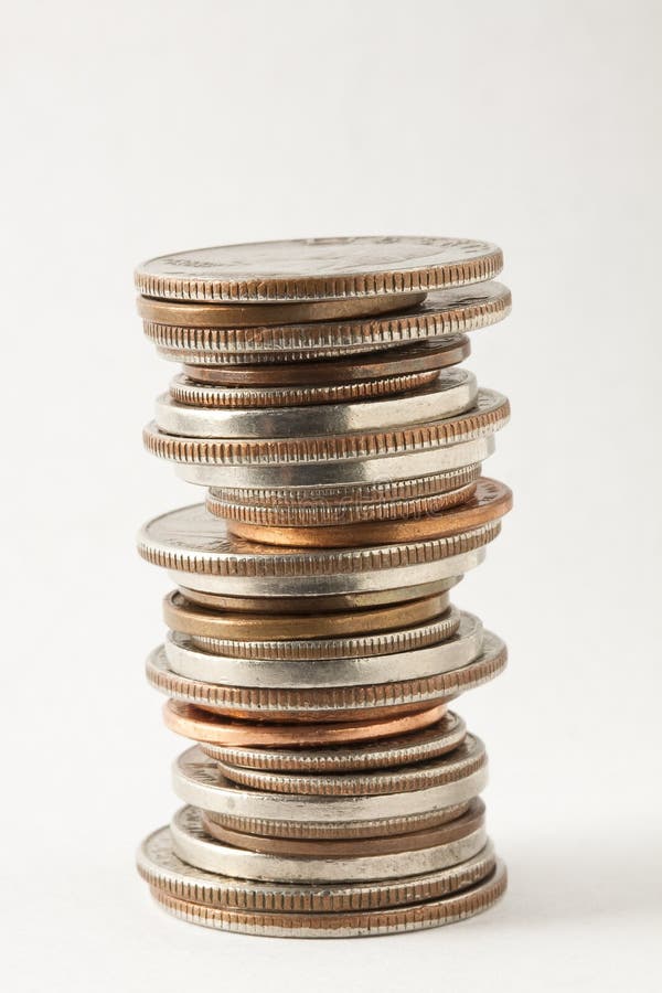 Stacks of Coins stock photo. Image of bronze, business - 33326244