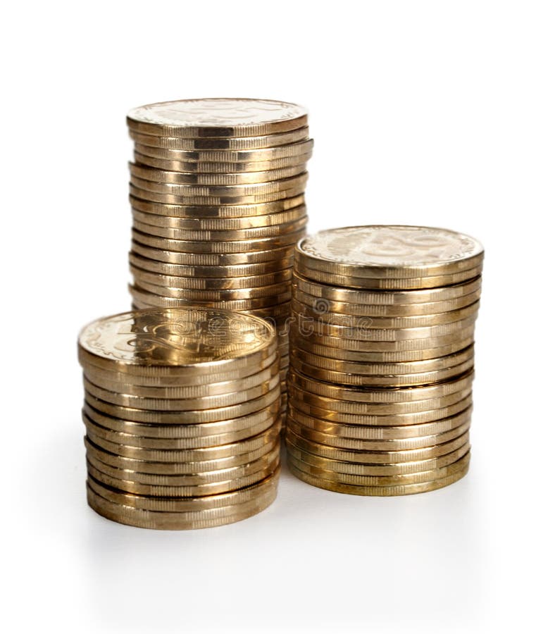 Stacked coins stock photo. Image of financial, account - 15405250