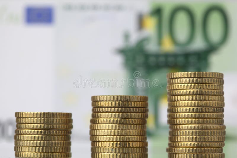 Coin stacks stock image. Image of income, finance, budget - 12099239