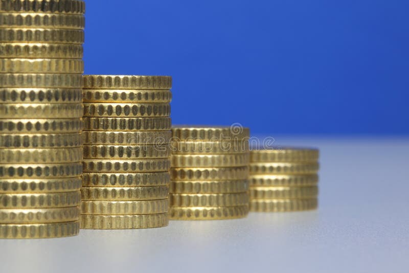 Coin stacks stock photo. Image of banking, bonus, finance - 14023328