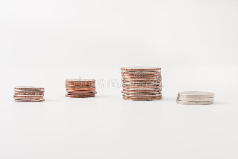 Coin stacks stock photo. Image of buying, currency, change - 51068228