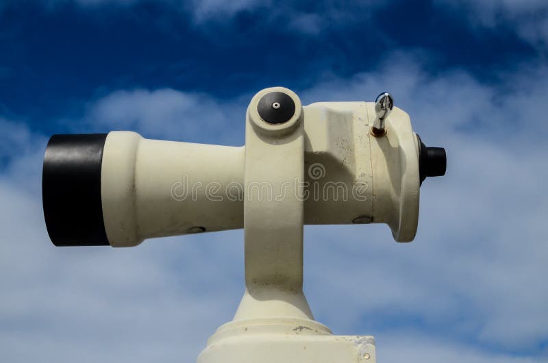 Coin Telescope stock photo. Image of distance, coin, binocular - 47269882
