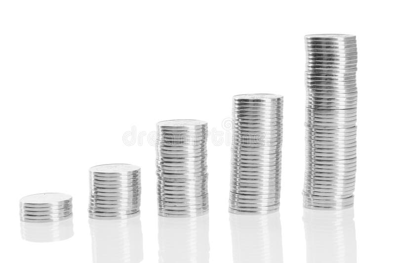 Coin to money stock image. Image of banking, adding, coin - 27039861