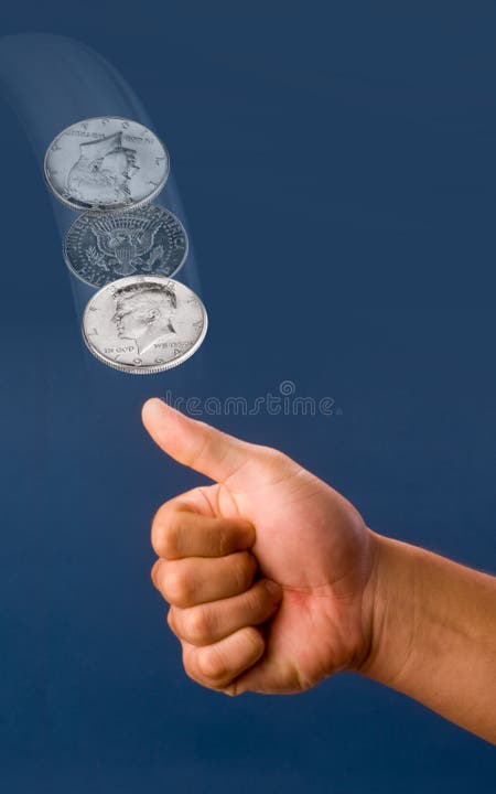Coin Toss. stock image. Image of luck, cash, decision - 25954315