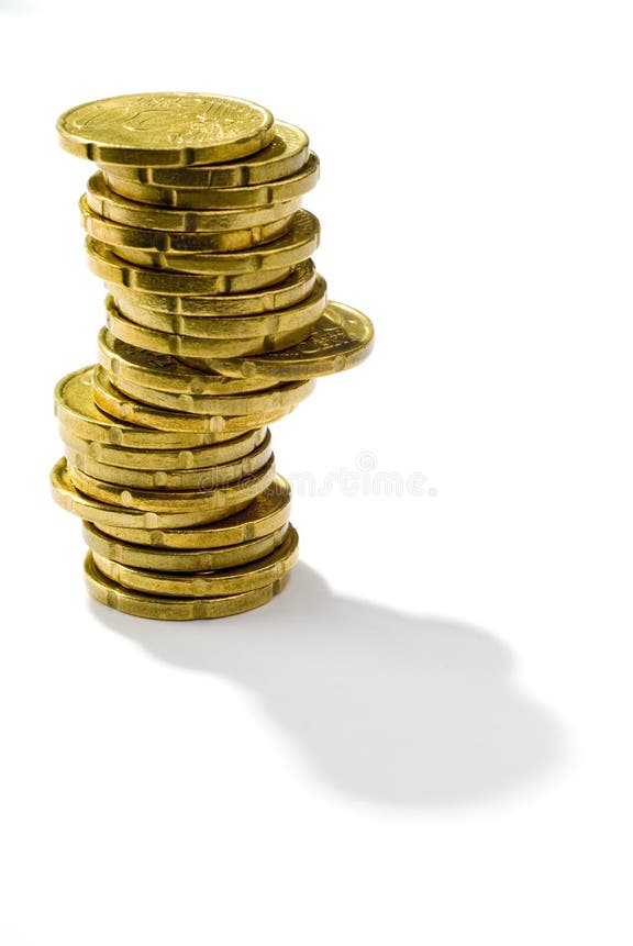 Coin Tower stock photo. Image of finances, exchange, investment - 7223056