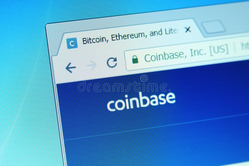 Coinbase Cryptocurrency Exchange Editorial Photo - Image of ...