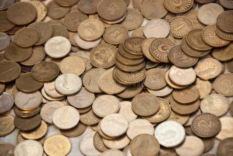 Coins stock image. Image of salary, coins, skopje, wage - 28972595
