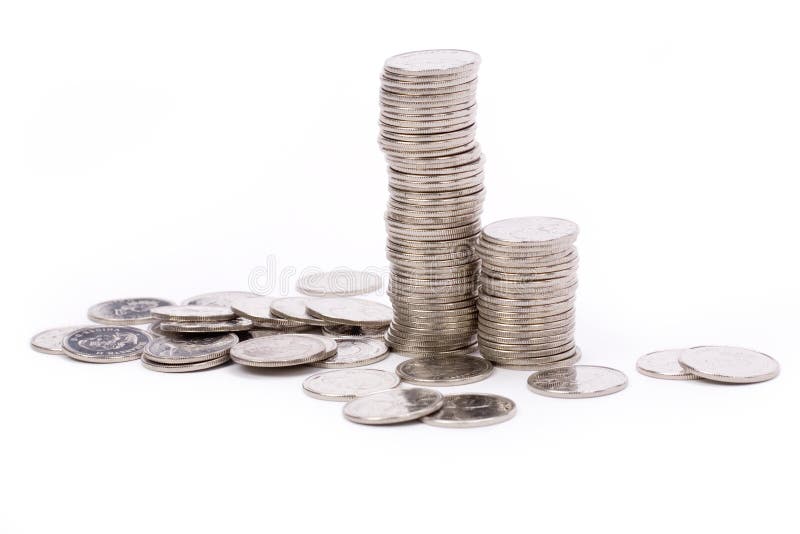 Coins stock photo. Image of money, white, coins, coin - 3274240