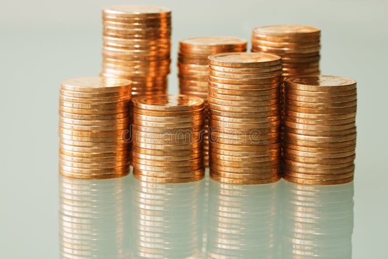 Coins chart stock image. Image of coins, cash, ideas, gold - 3291843