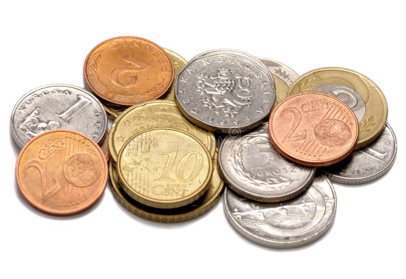 Coins stock image. Image of business, close, isolated - 5040049