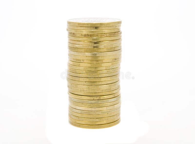 Coins stock image. Image of gold, shiny, metal, retail - 5804275