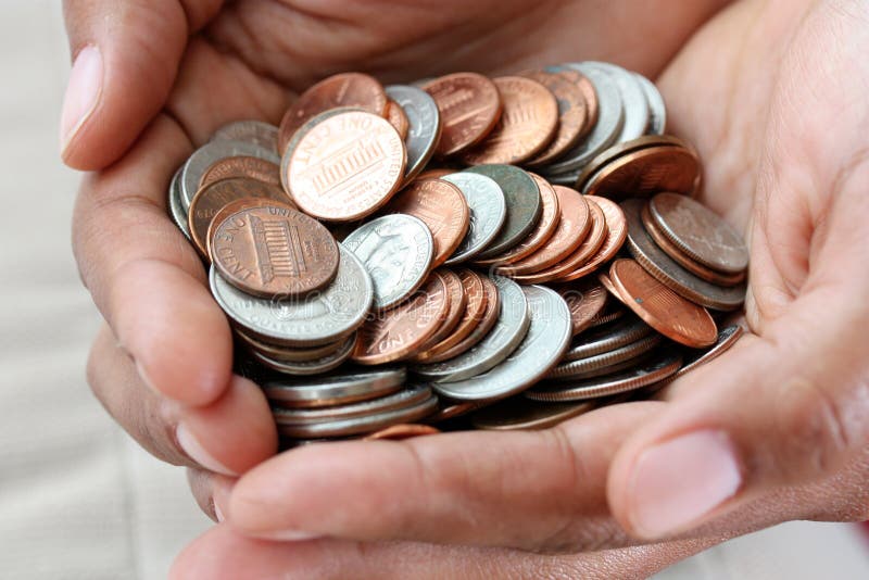 Coins stock image. Image of coins, pile, currency, penny - 7421417