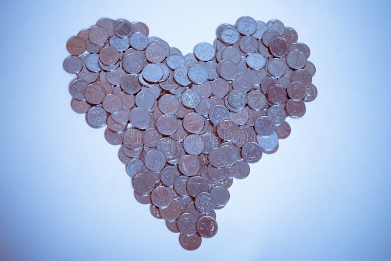 Coins stock image. Image of coin, heart, money, love, currency - 7576065