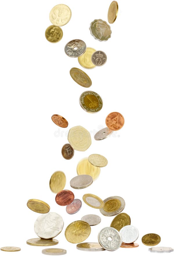 Coins from All Over the World Stock Photo - Image of macro, exotic ...