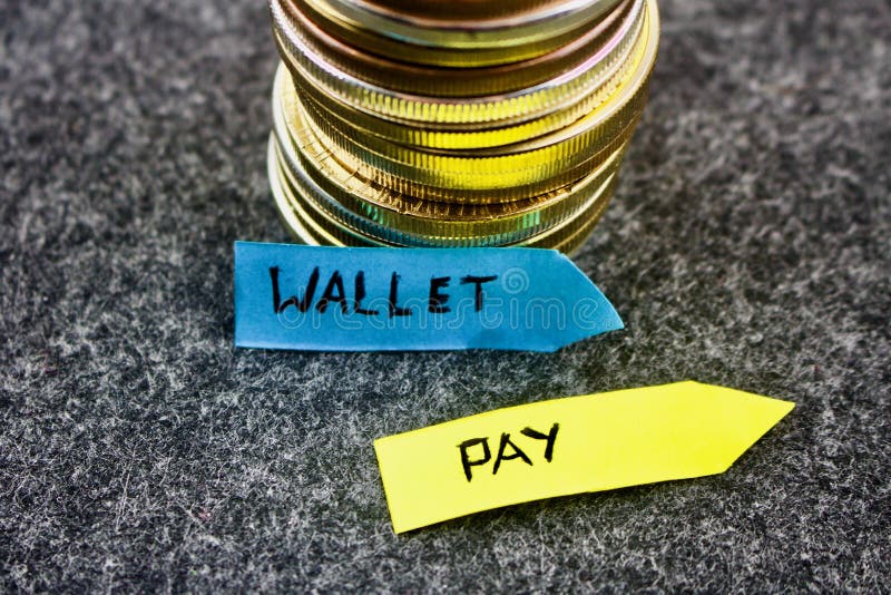 Coins and arrows stock photo. Image of cash, finance - 90642738