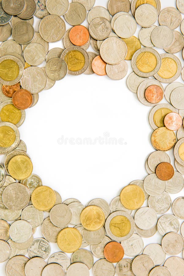 Coins As Frame Isolated Stock Photos - Free & Royalty-Free Stock Photos ...