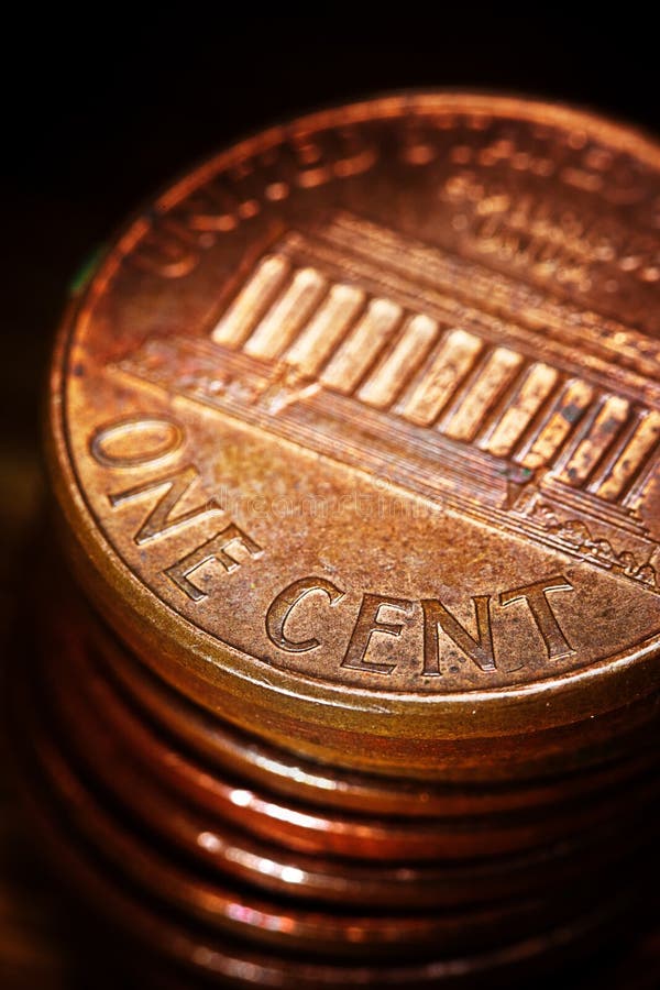 US Penny stock image. Image of money, copper, close, currency - 632705