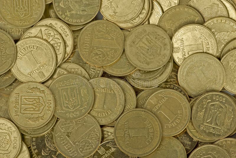 Coins background stock photo. Image of hryvna, treasure - 11831614