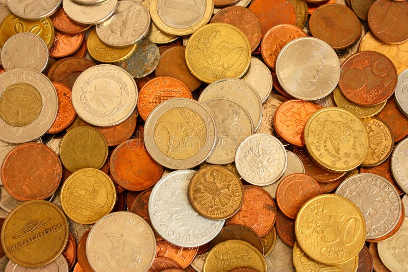 Coins background stock photo. Image of currency, bank - 17468604