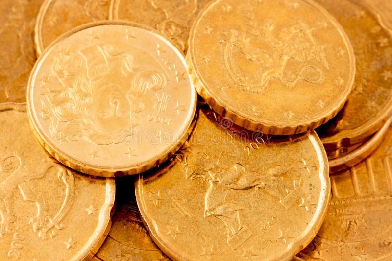 Coins background stock photo. Image of fund, exchange - 7358784