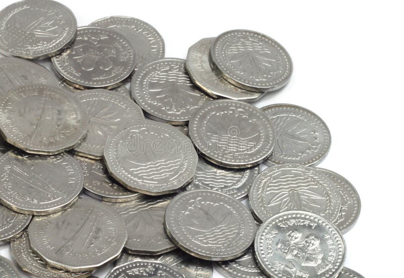 Coins Of Bangladeshi Currency Royalty Free Stock Images - Image: 17172459