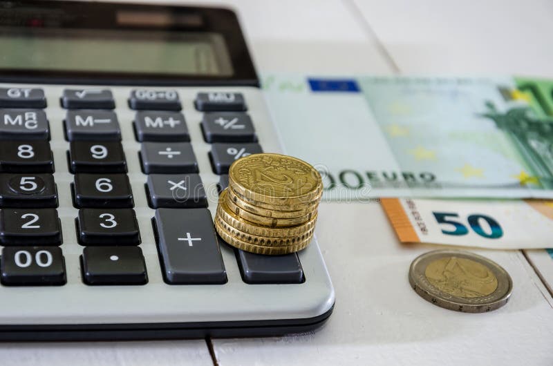 Euro on the Table with a Coin `Yes`. Stock Photo - Image of defeat ...