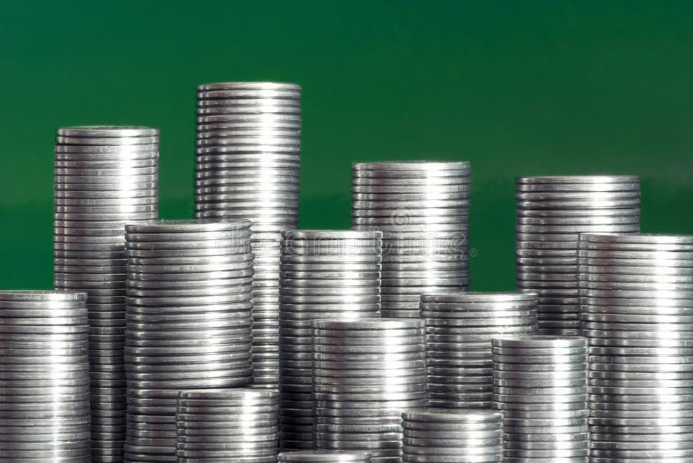 Coins City stock image. Image of pile, collection, money - 23525753