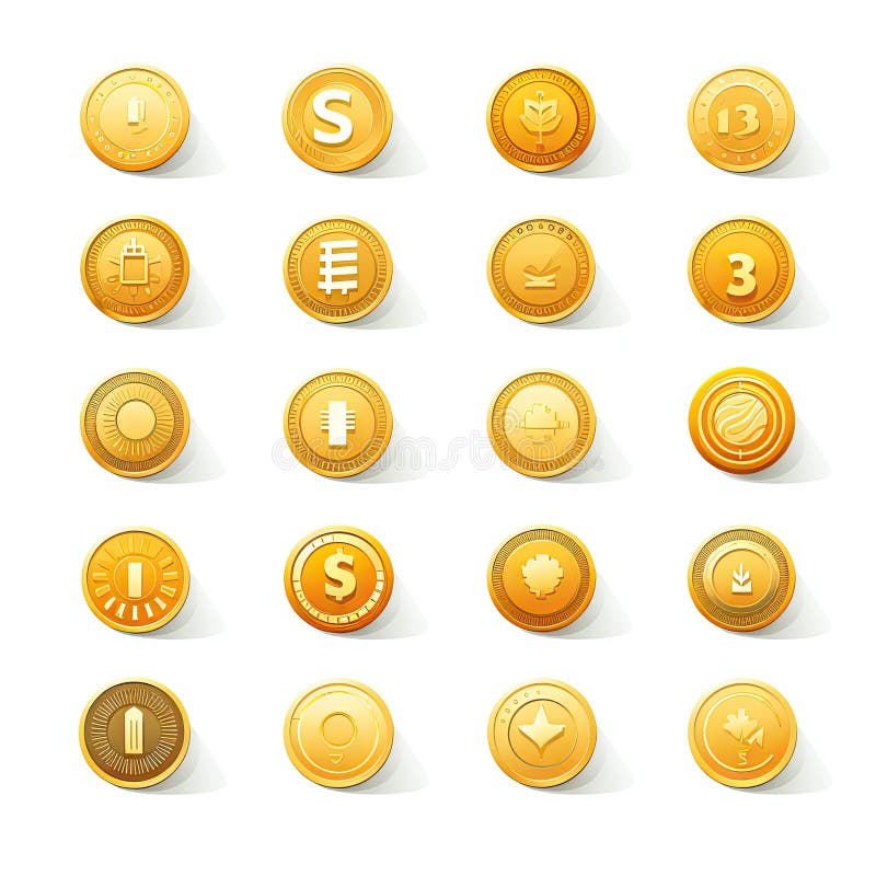 Coins Clipart Vector Illustration Stock Illustration - Illustration of ...