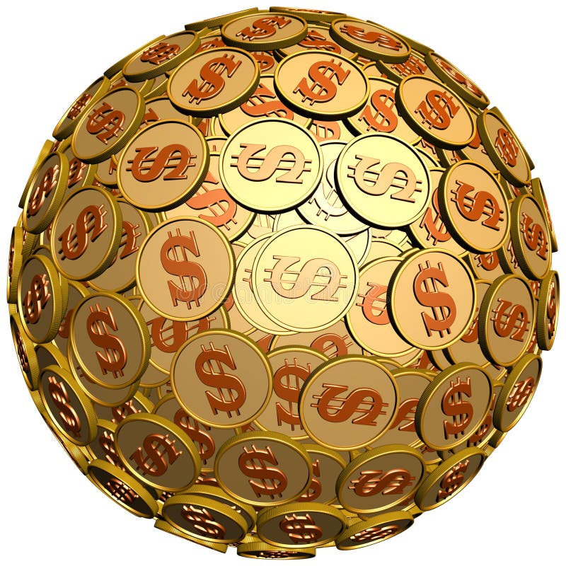 Coins stock illustration. Illustration of moving, objects - 42365894