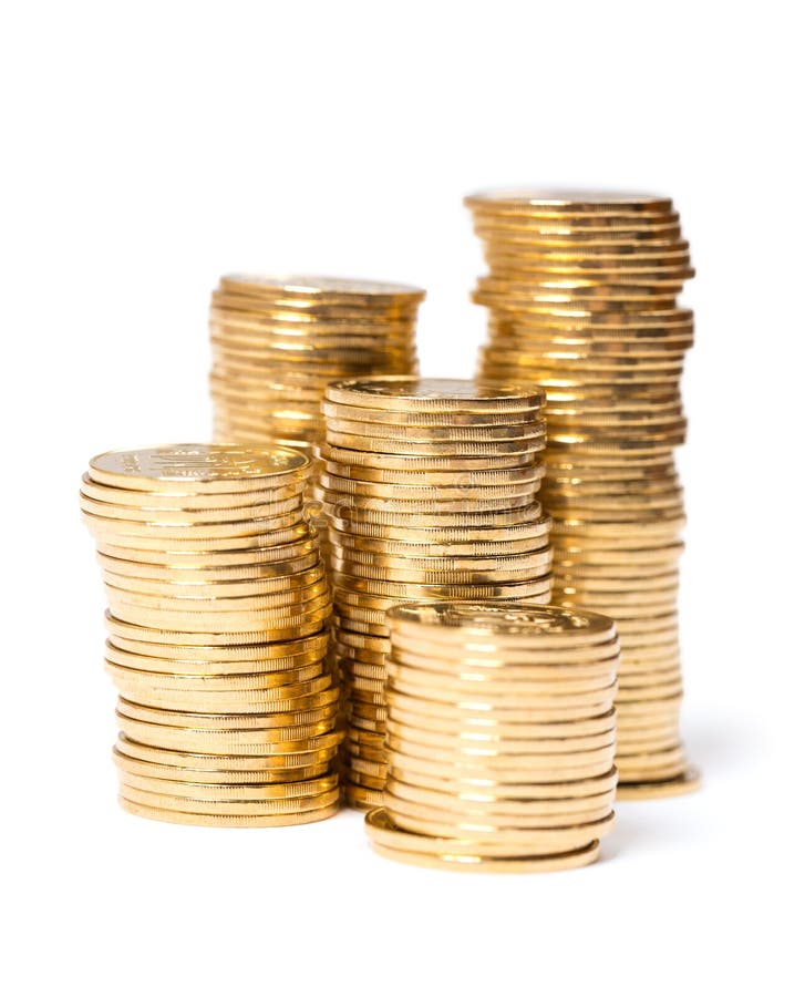 Stacked coins stock photo. Image of financial, account - 15405250