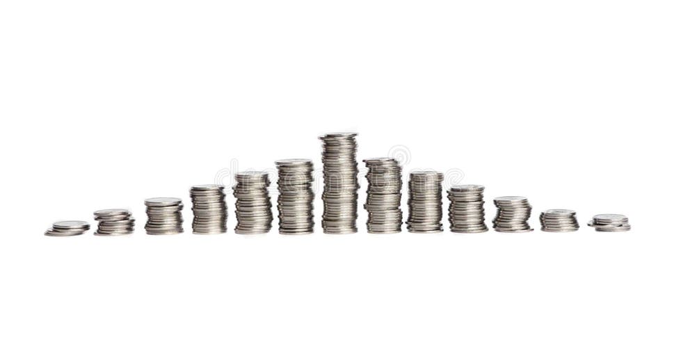 Coins diagram stock image. Image of diagram, fortune - 11481407