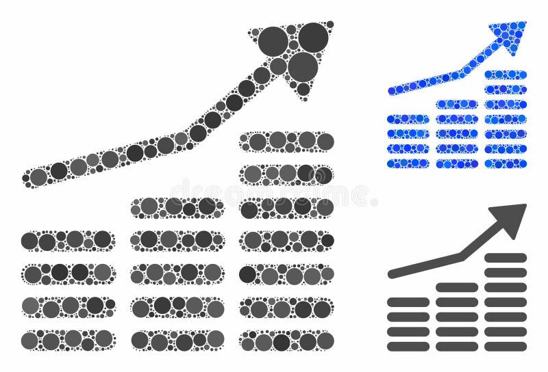 Coins Diagram Composition Icon of Spheric Items Stock Illustration ...