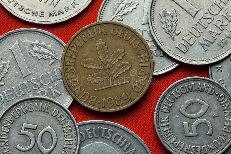 Coins of Germany stock image. Image of deutschland, finance - 72092575