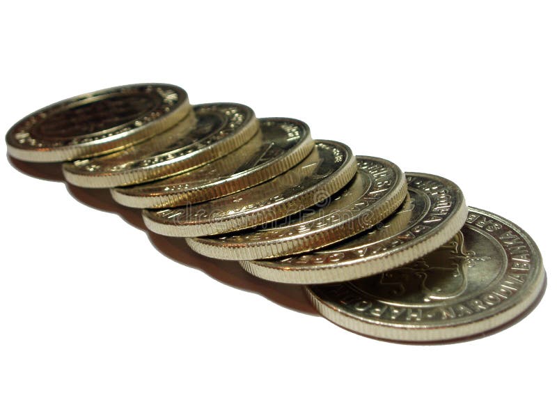 Coins line stock photo. Image of coins, bank, belgrade - 618760