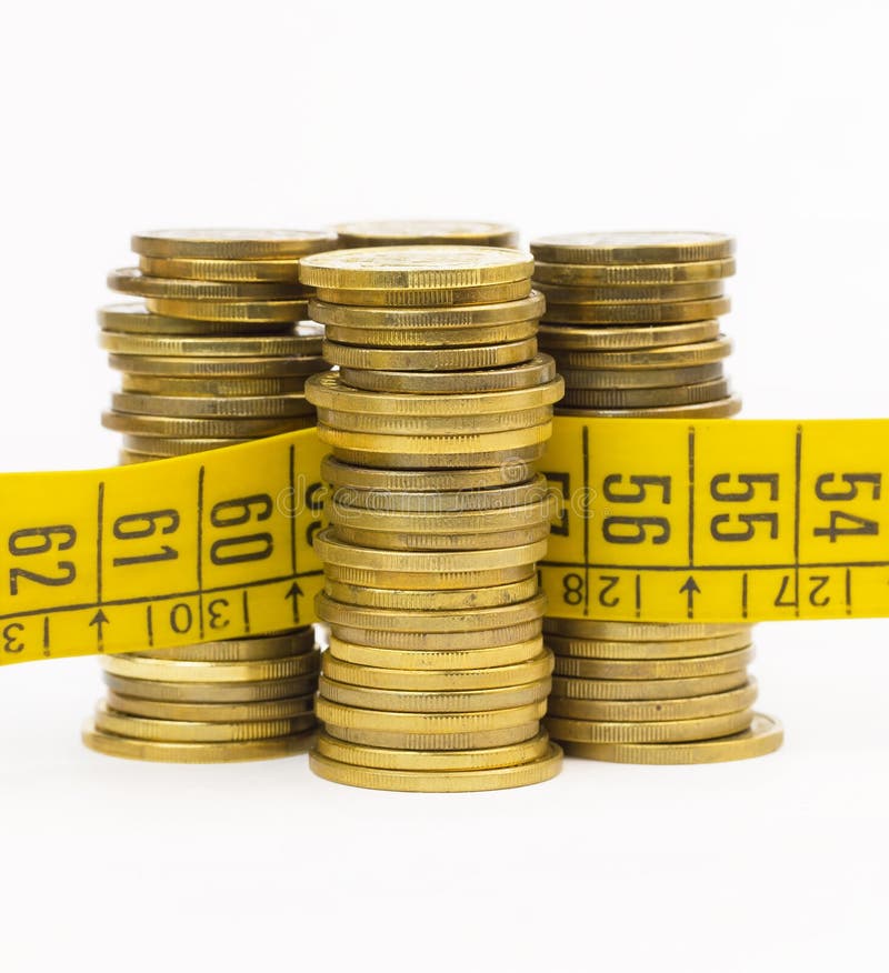 Coins with metar stock photo. Image of meter, earnings - 36172234