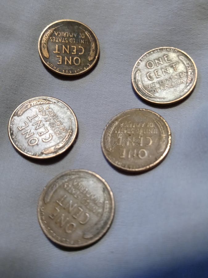 Coins Money Change Old Penny Stock Photo - Image of penny, change ...