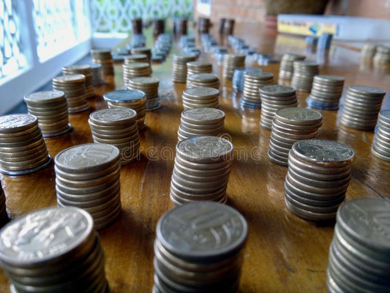 Coins stock photo. Image of euro, desk, coin, coins, gold - 88221540