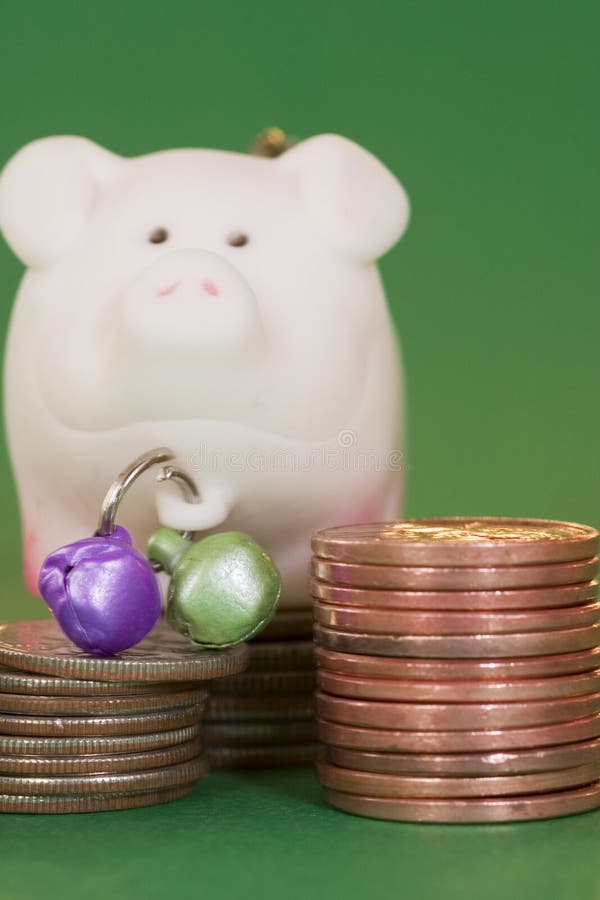 Coins and pig stock image. Image of cheap, save, saving - 325723