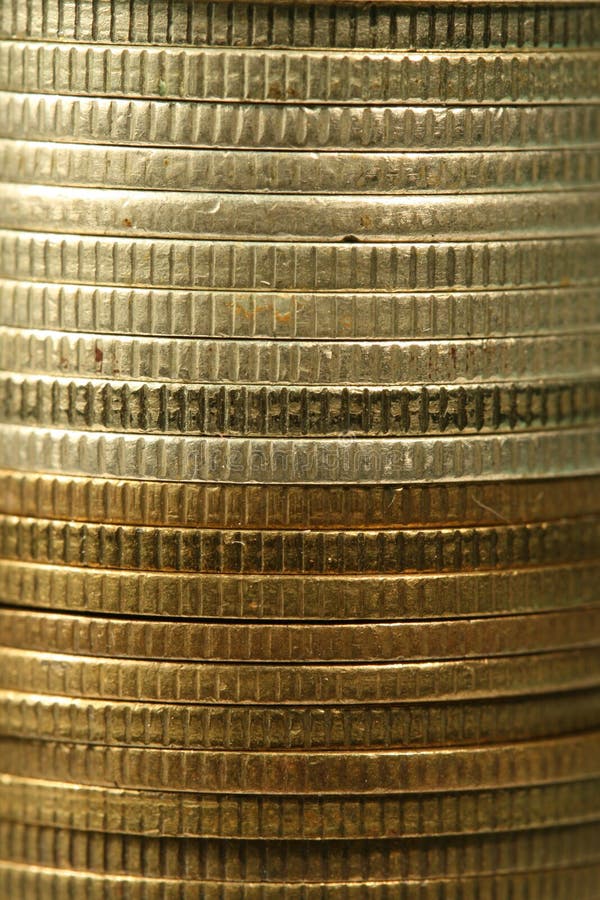 Coins stack stock image. Image of heap, objects, macro - 4209513