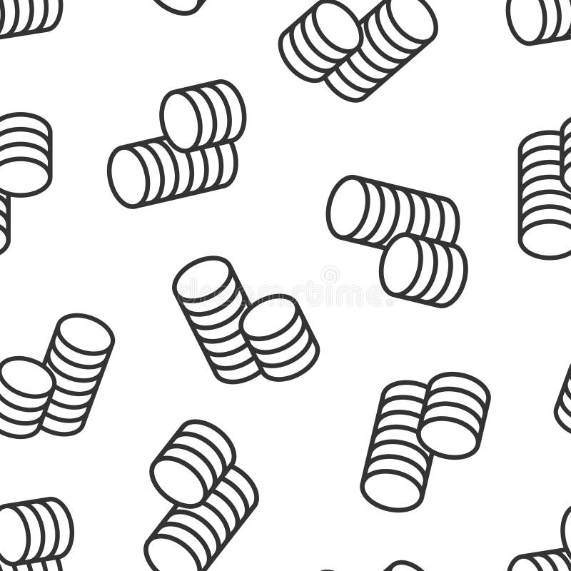 Seamless Coin Stack Stock Illustrations – 1,501 Seamless Coin Stack ...