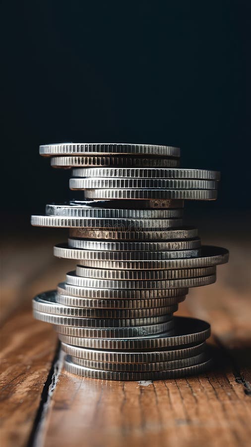 Coins Stack, Planning New Project, Annual Plan, Business Target Stock ...