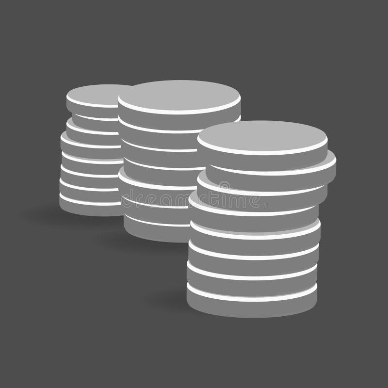 Stack Coins Illustration Stock Illustrations – 38,517 Stack Coins ...
