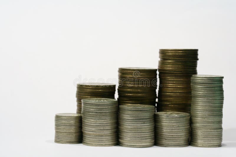 Coins Stacks Picture. Image: 4158185