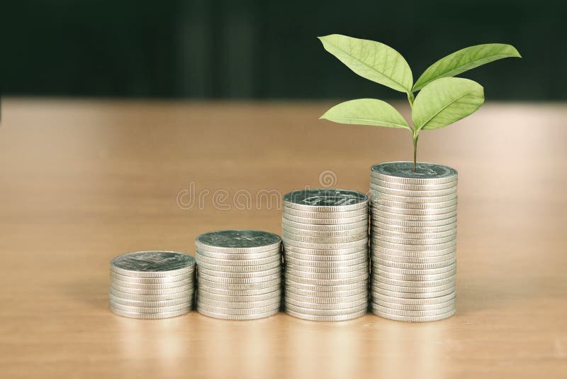 Coins Stock Finance and Business Concept Stock Photo - Image of coin ...