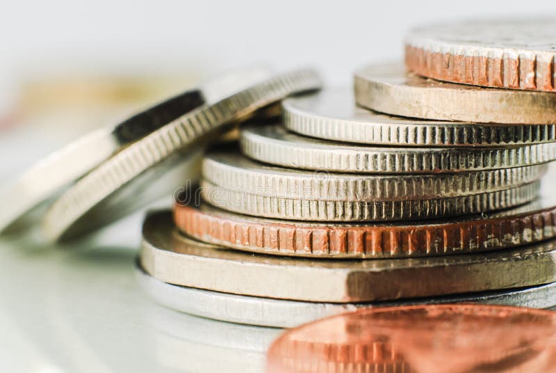 Coins stock image. Image of income, concept, close, currency - 54020873