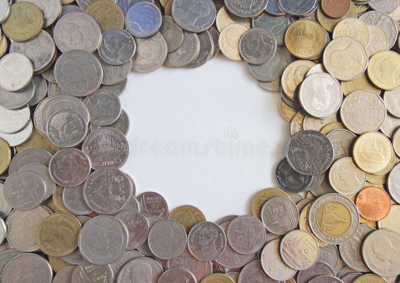 Coins Texture for Use Background Stock Image - Image of fund, economic ...