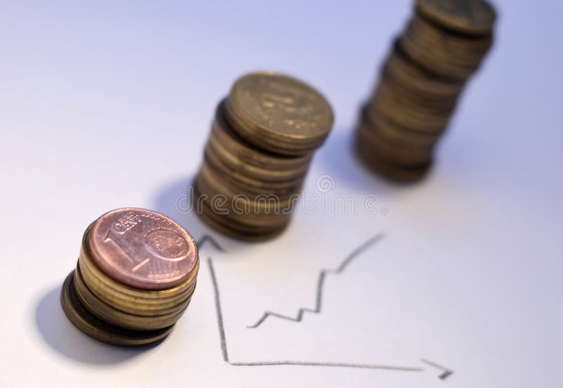 Coins tower stock photo. Image of contrast, client, currency - 9993768