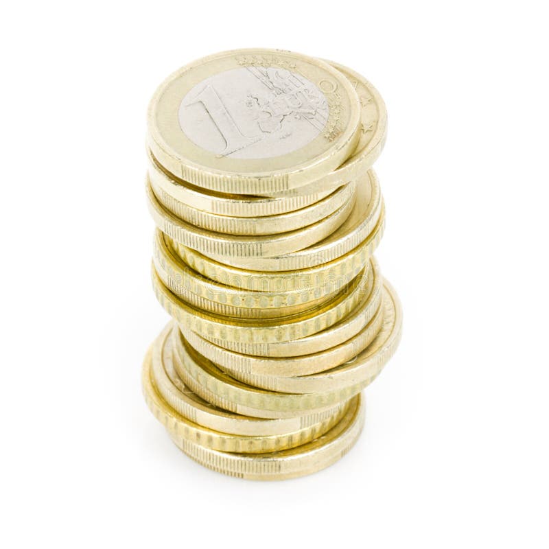 Stacks of Gold Chocolate Coins Stock Image - Image of chocolate ...