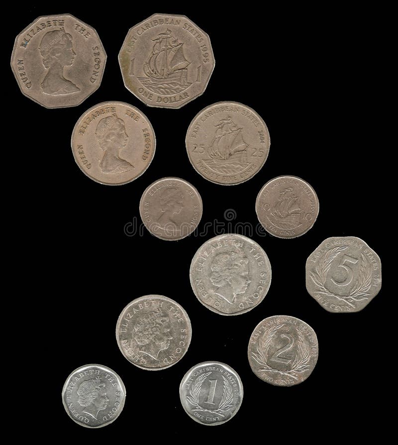 Eastern Caribbean Dollar a Background Stock Image - Image of money ...